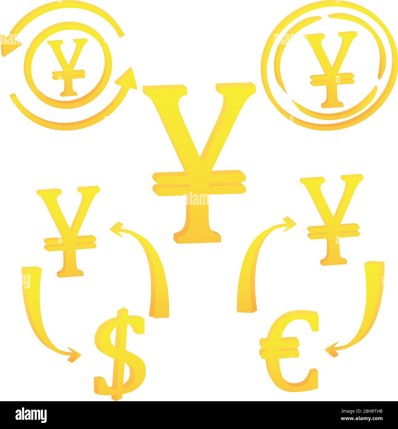 3D Japanese Yen, Currency Yen icon symbol Stock Vector Image & Art - Alamy