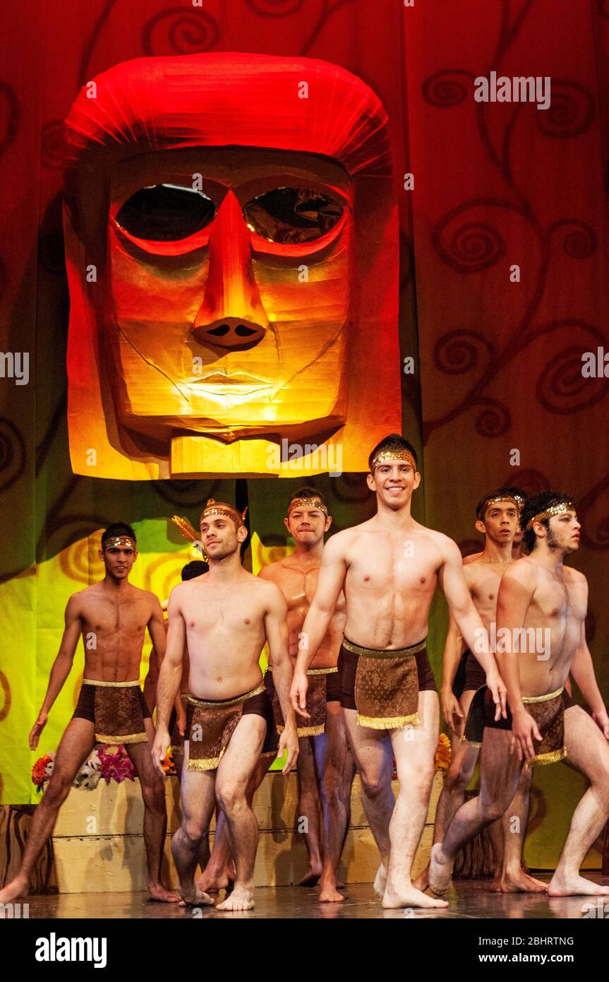 El Delirio colombian show performance music dance in Cali city in the ...