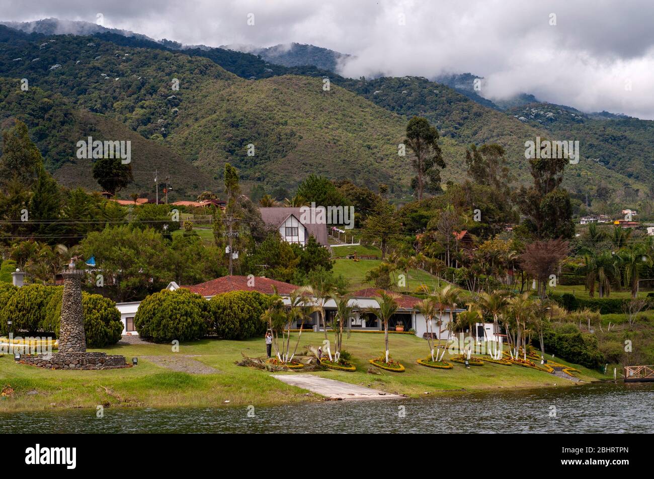 Calima Lake in Darien in the Cauca Valley, Colombia, South America ...