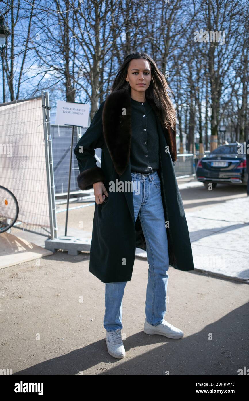 Binx Walton attending the Dior show during Paris Fashion Week Feb 25 ...
