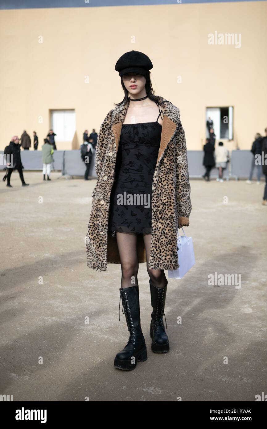 Sora Choi attending the Dior show during Paris Fashion Week Feb 25,2020 ...