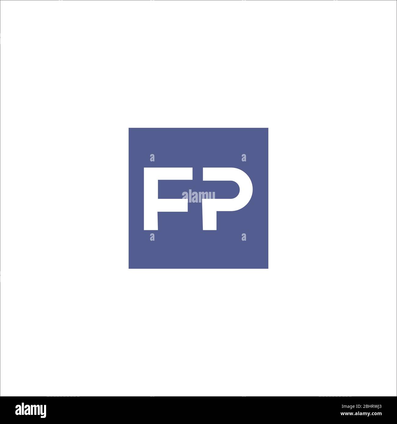 Initial letter fp logo or pf logo vector design templates Stock Vector ...