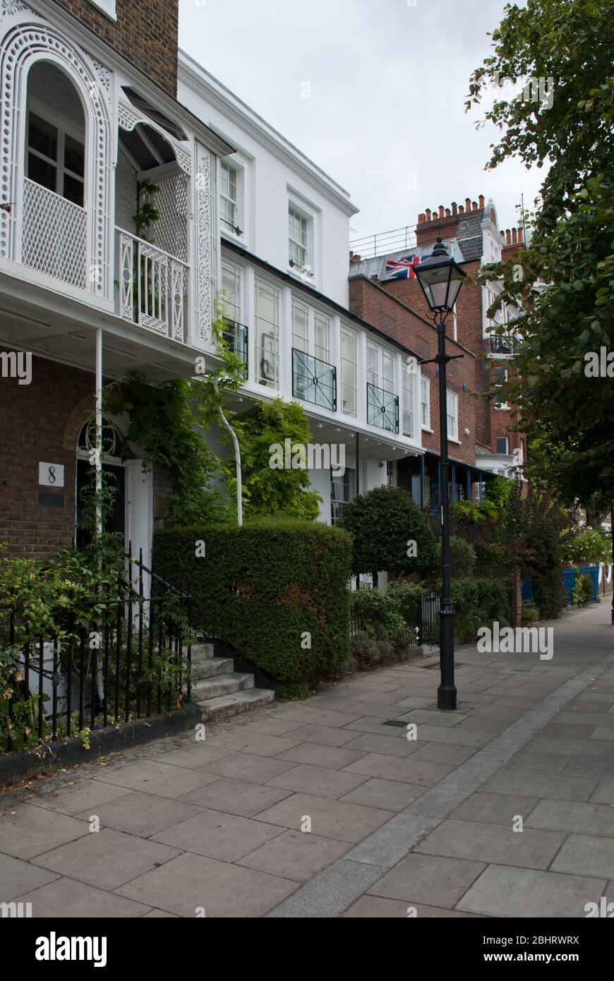 Georgian Architecture Balcony White Ornate Intricate Decorative Veranda ...