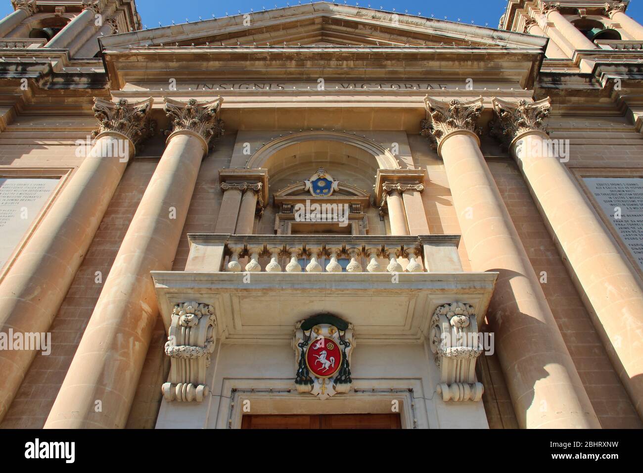 baroque church (our lady of victories) in senglea (malta Stock Photo ...