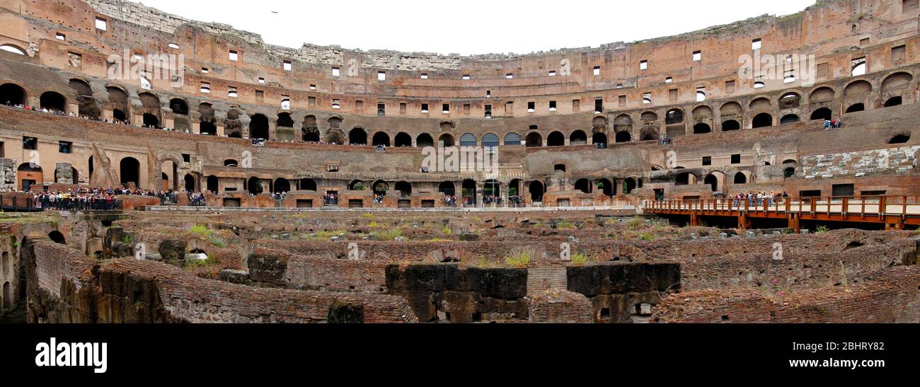 Colosseum amphitheater in Rome, Italy Stock Photo - Alamy