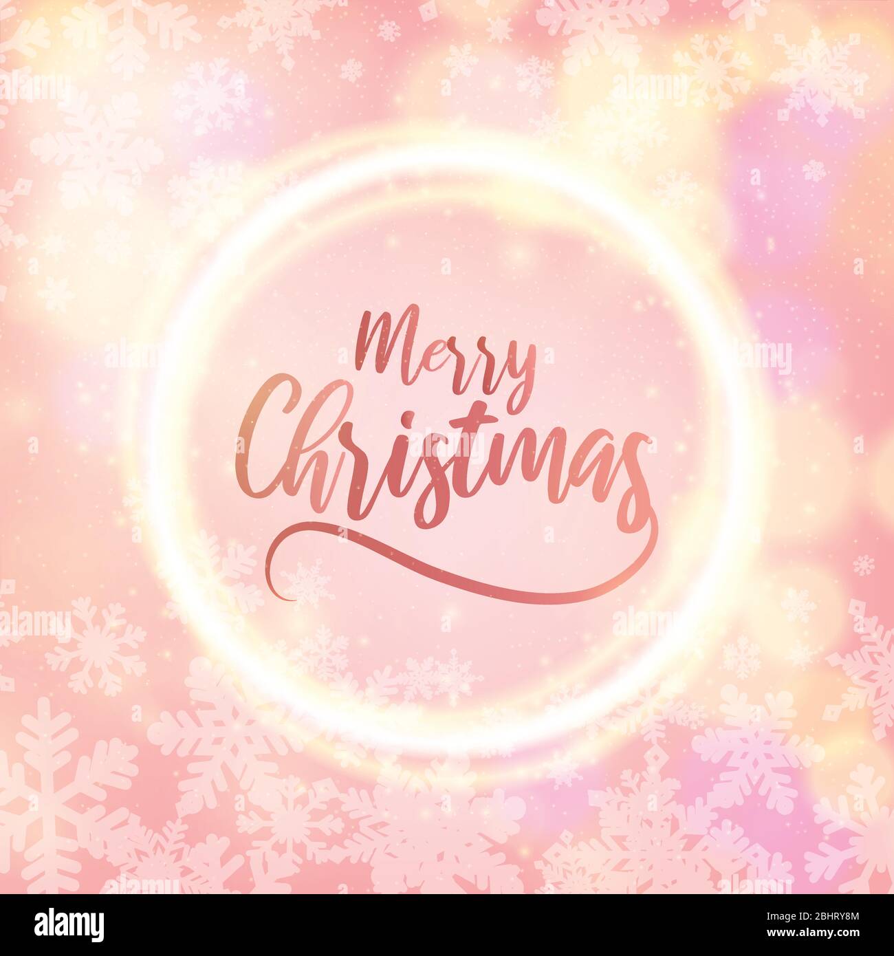 Merry Christmas Design with Light glitter and Background. Creative ...