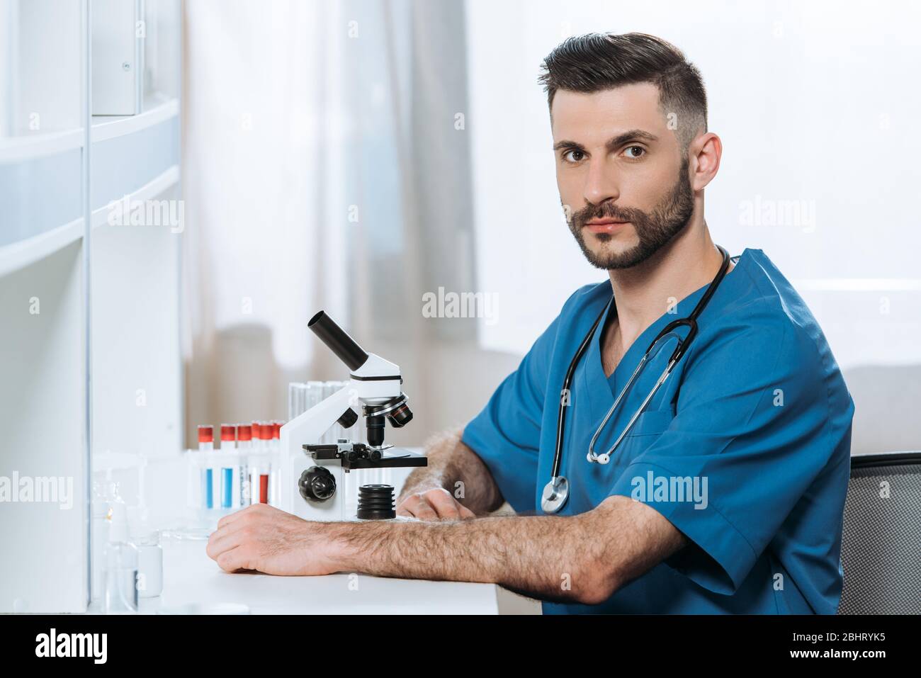 Young biologist hi-res stock photography and images - Alamy