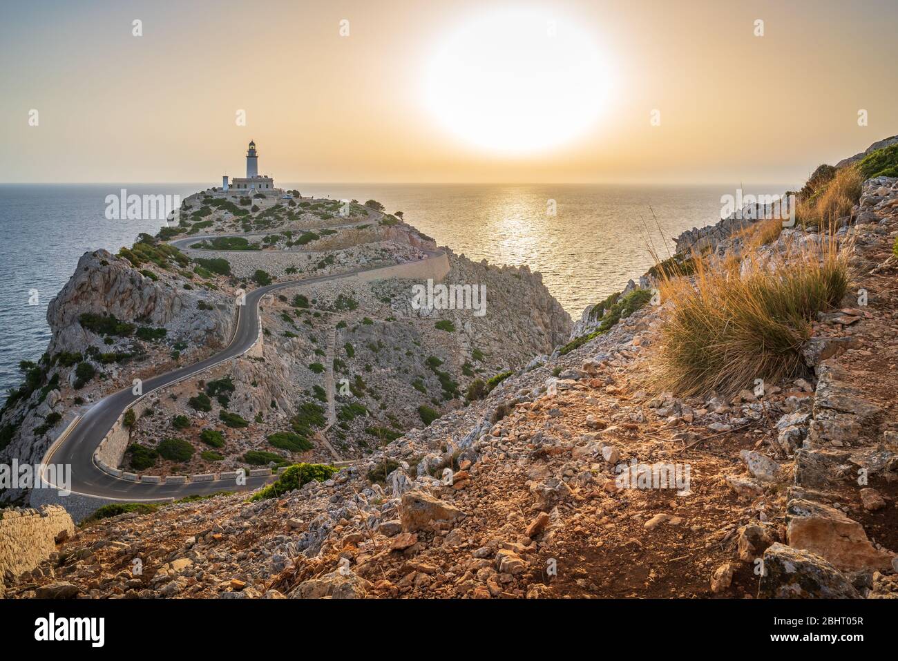 Cap de Formentor Lighthouse on the Spanish, Balearic Islands of Majorca ...