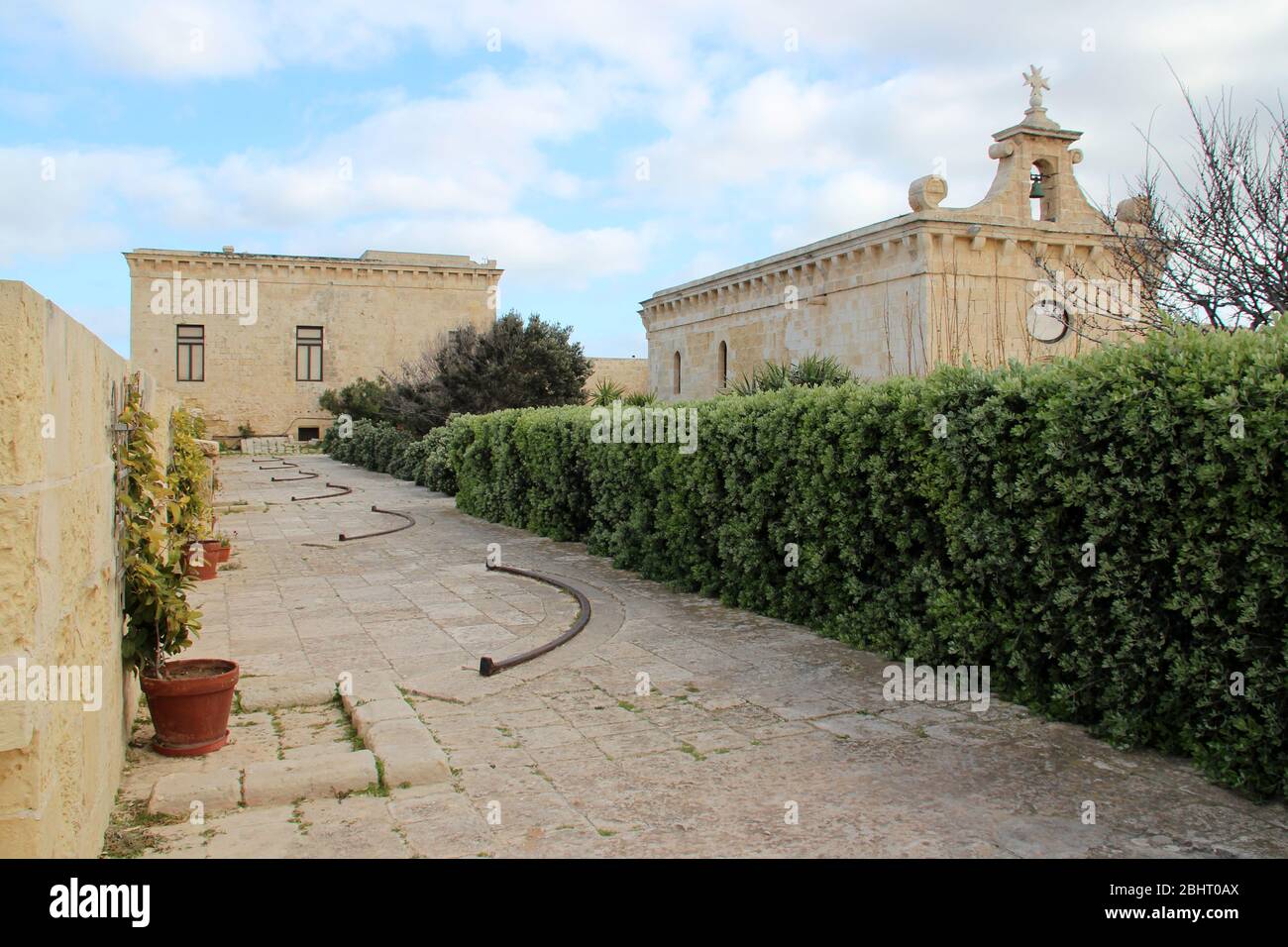 chapel in the saint angel fort in vittoriosa in malta Stock Photo - Alamy