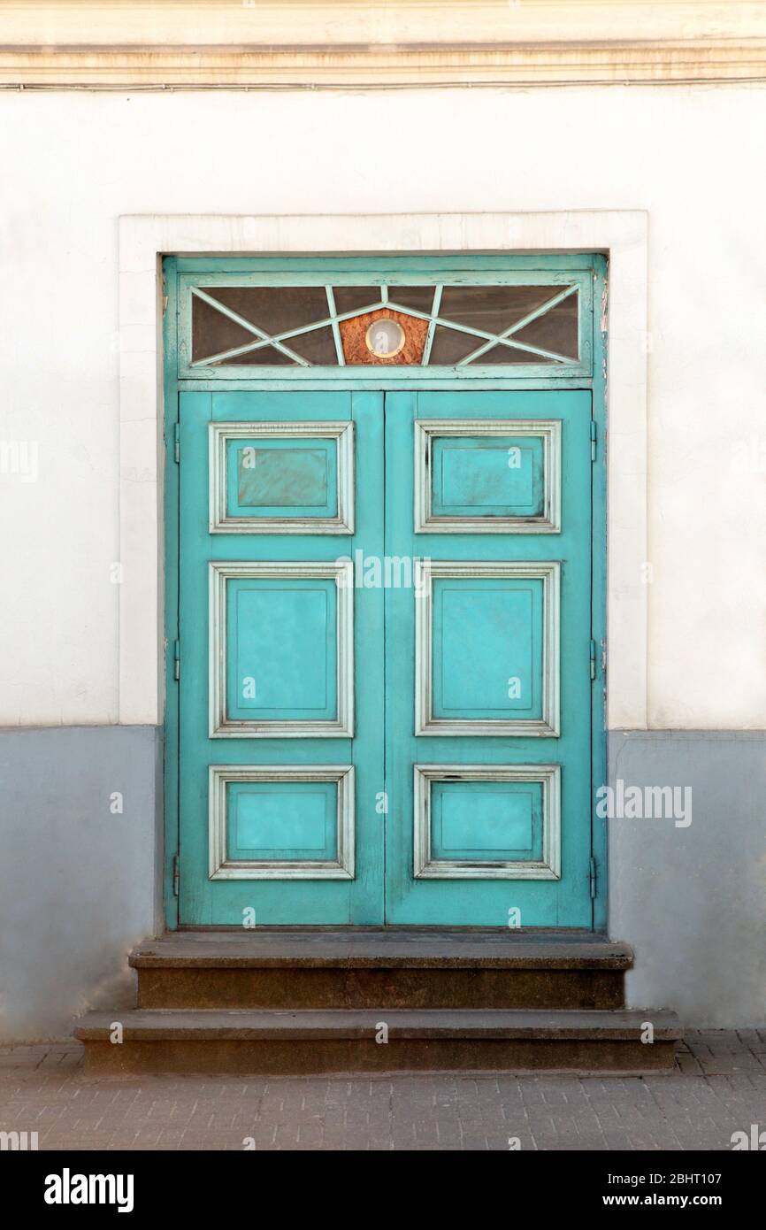 Colorful Antique Door Wooden Door With Decoration Elements In Old colorful-antique-door-wooden-door-with-decoration-elements-in-old