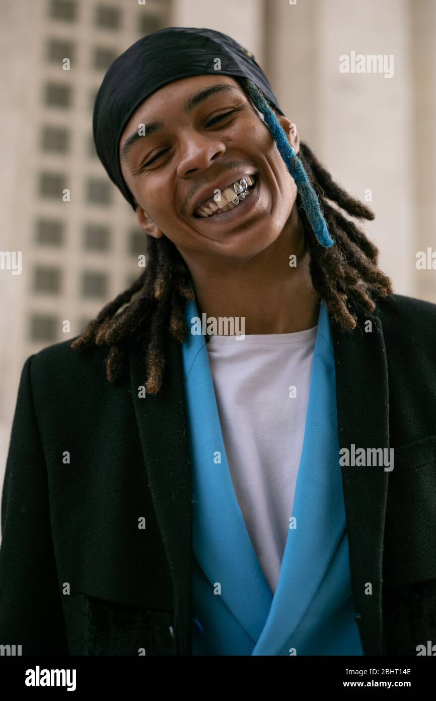 A chic showgoer attending the Victoria/Tomas show during Paris Fashion ...