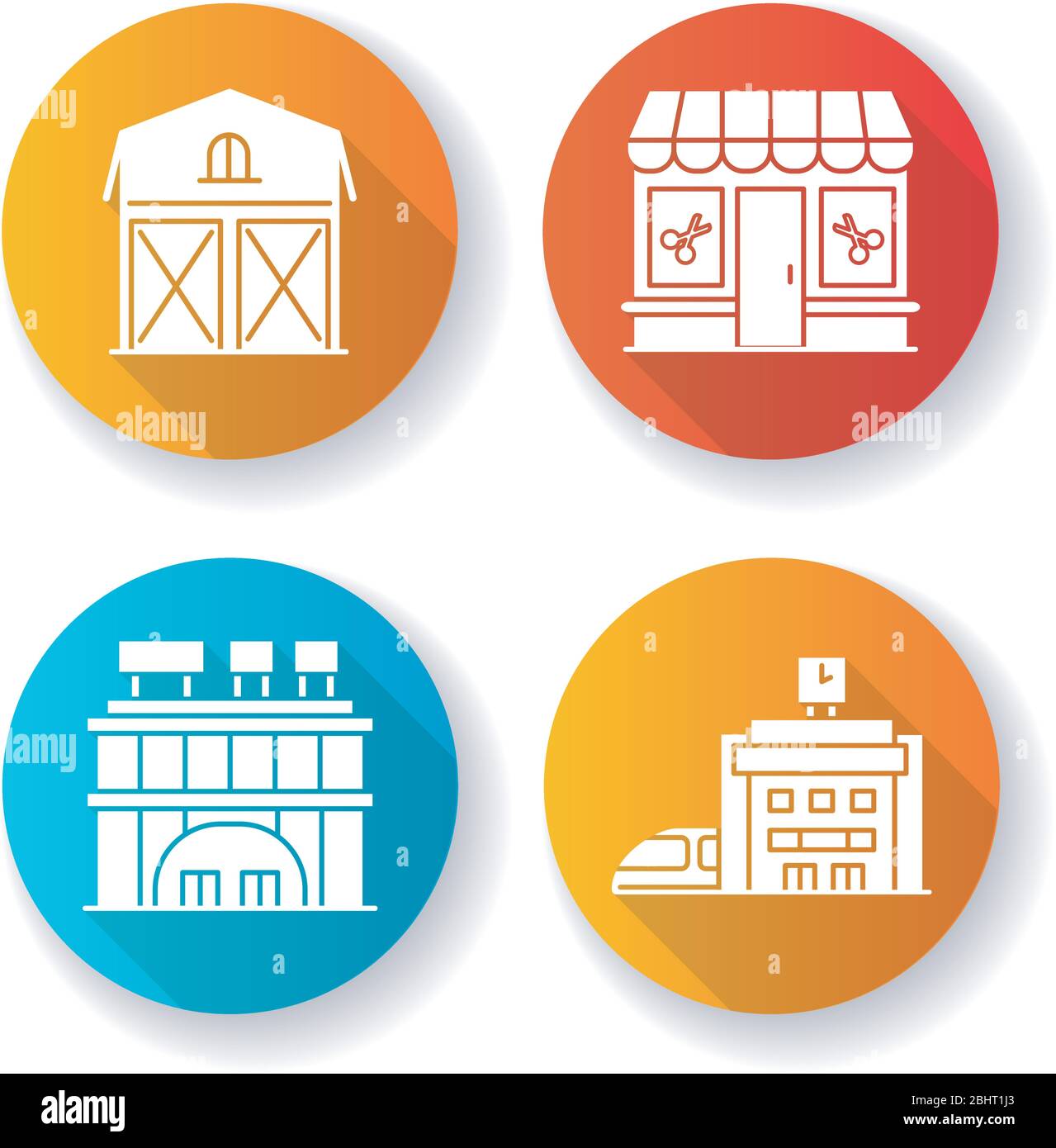 Front entrance sign logo building buildings Stock Vector Images - Alamy