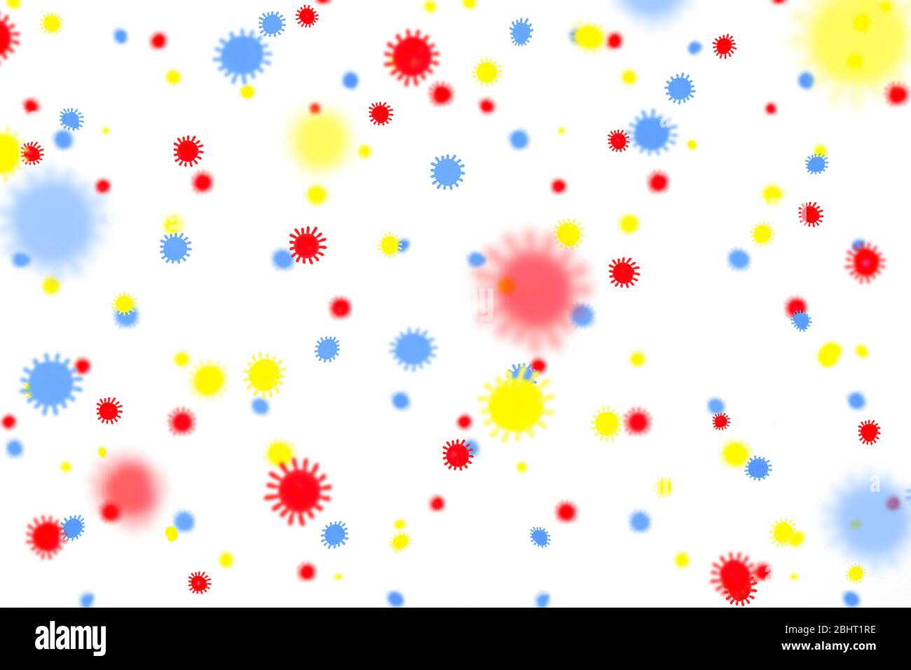 illustration of coronavirus (COVID-19) in minimal graphic simple deign ...