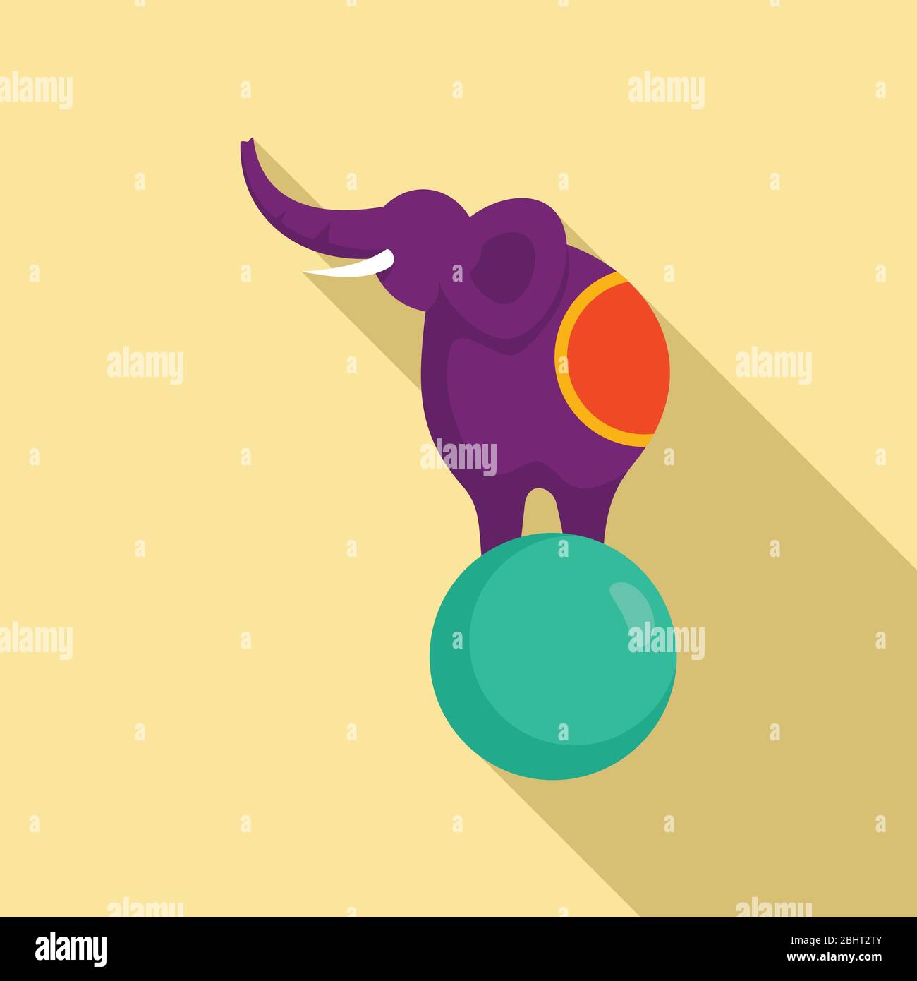 Circus Elephant Head Design