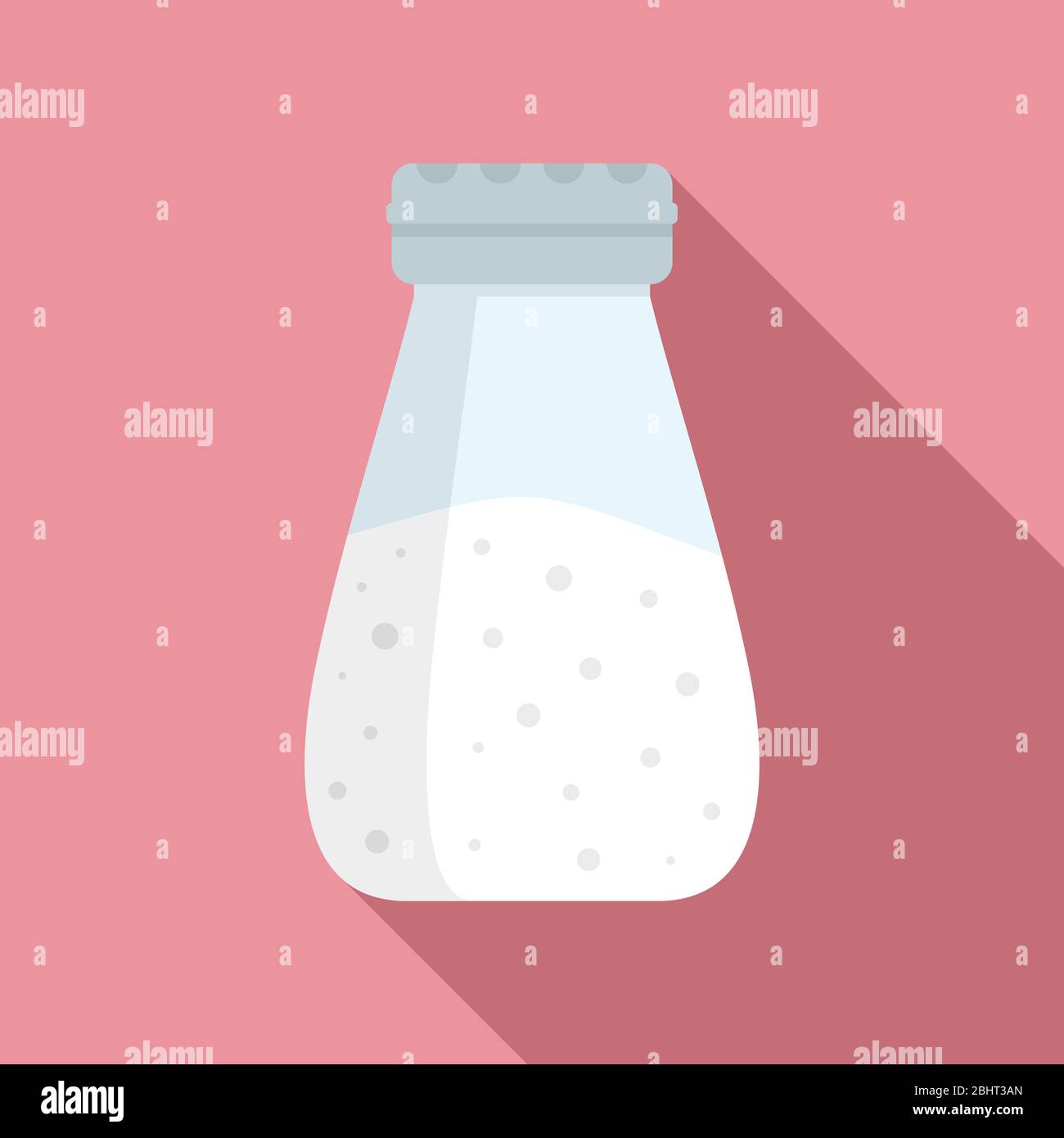 Salt shaker icon. Flat illustration of salt shaker vector icon for web ...