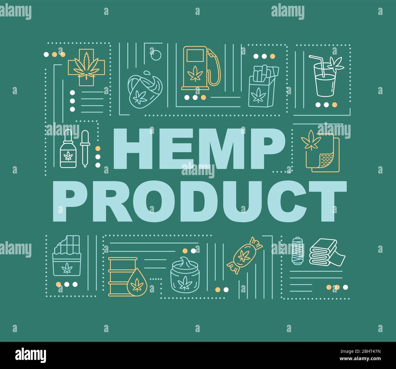 Hemp typography hi-res stock photography and images - Alamy