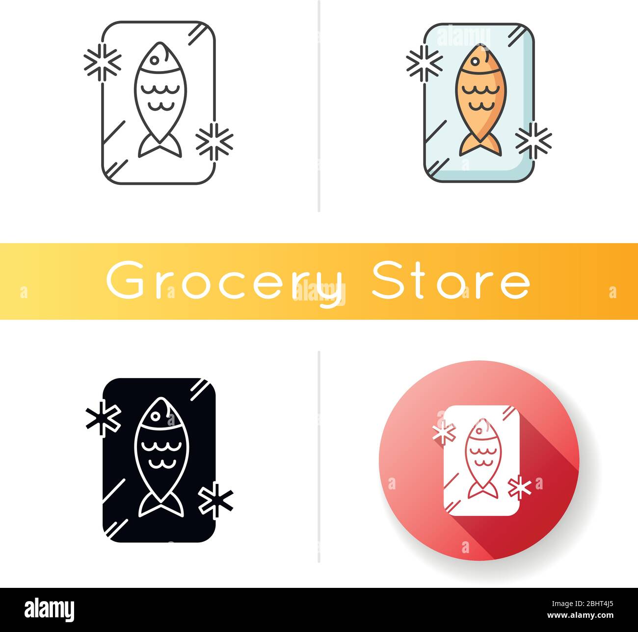 Frozen food icon Stock Vector Image & Art - Alamy
