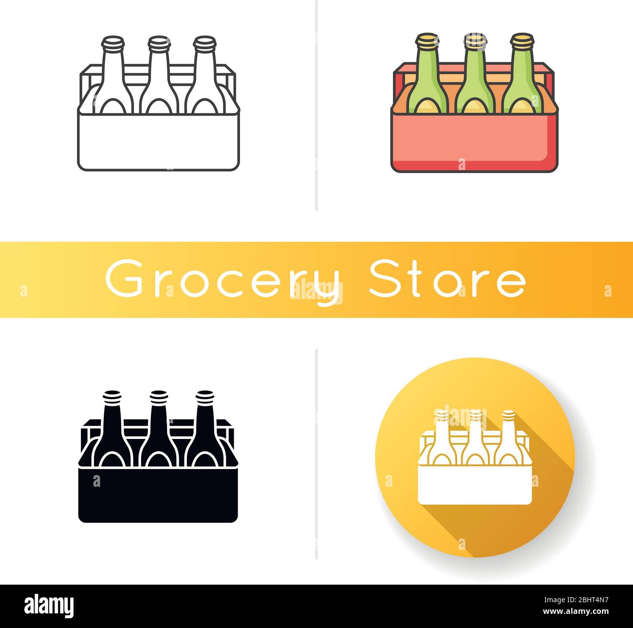 Convenience store beer Stock Vector Images - Alamy