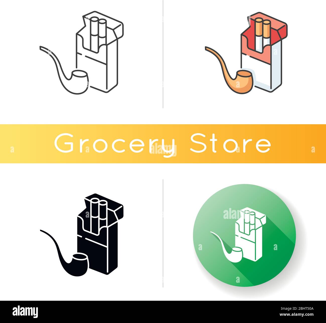 Tobacco retail Stock Vector Images - Alamy