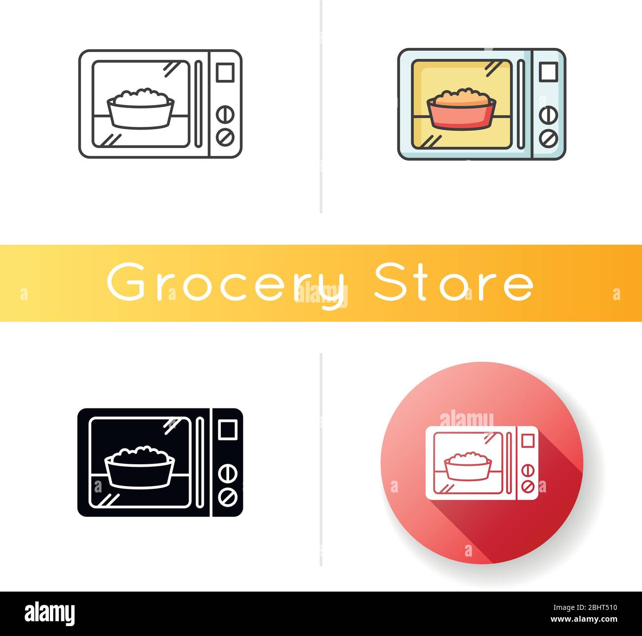 Ready dinner set Stock Vector Images - Alamy