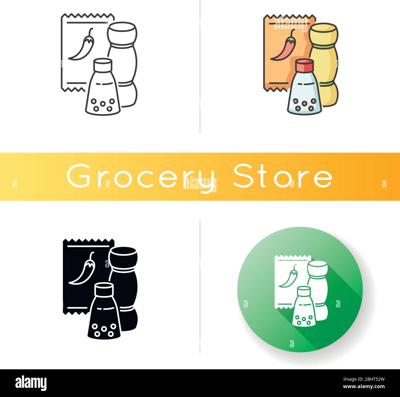 Condiments bottle Stock Vector Images - Alamy