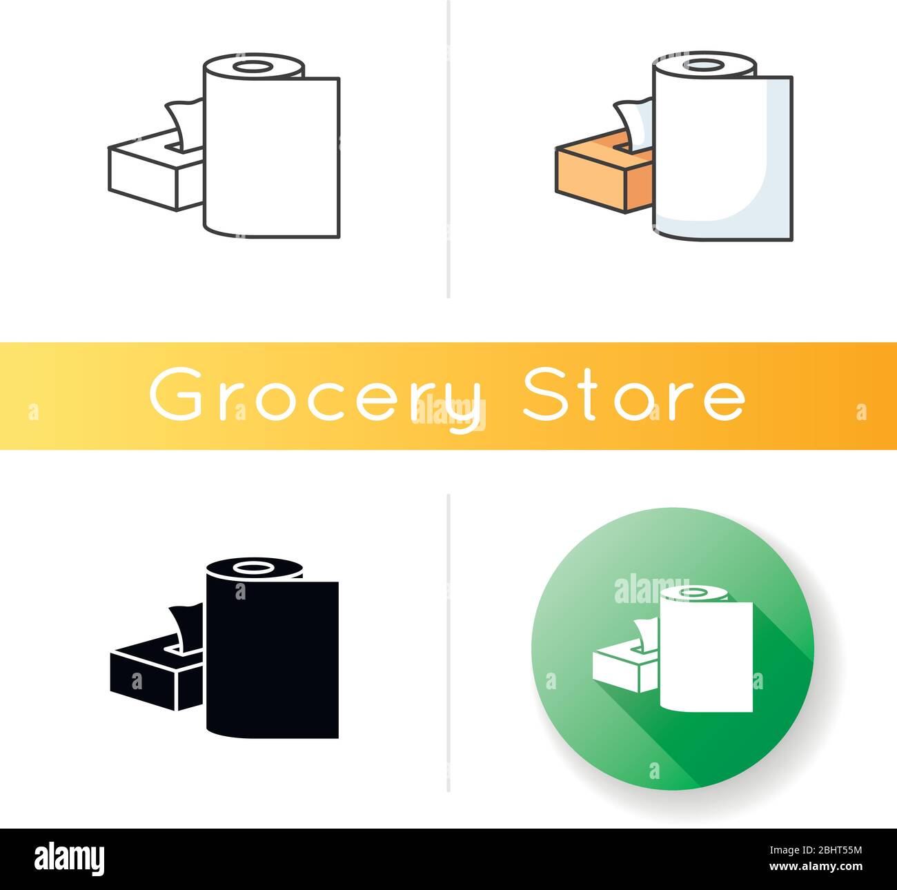 Paper products icon Stock Vector Image & Art - Alamy