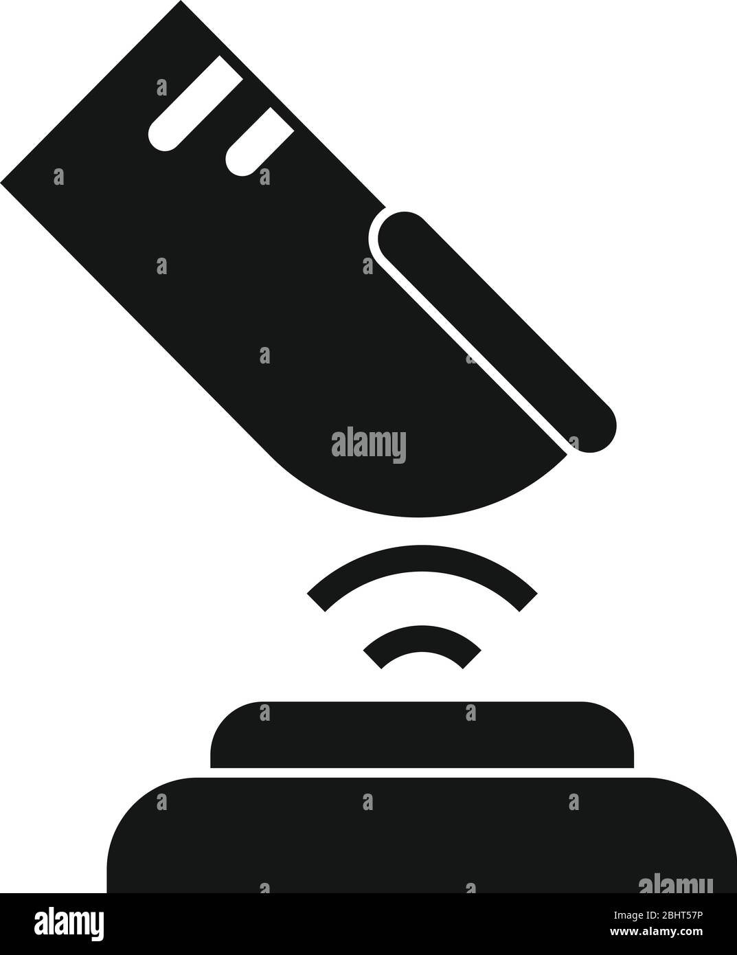 Finger authentication icon. Simple illustration of finger ... Finger authentication icon. Simple illustration of finger ...