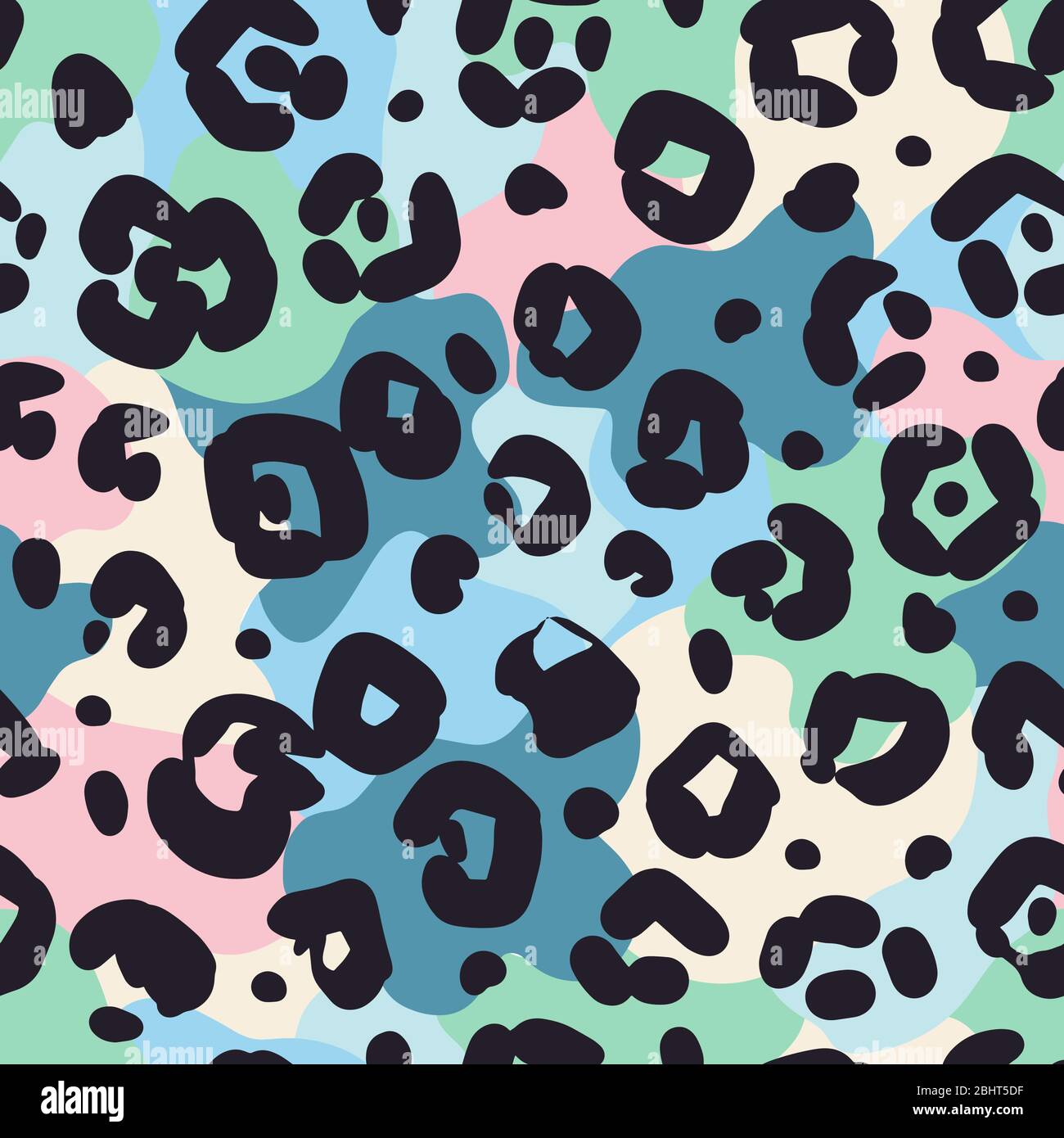 Wall Decor Cheetah Seamless Prints in 4 different color ways Animal ...