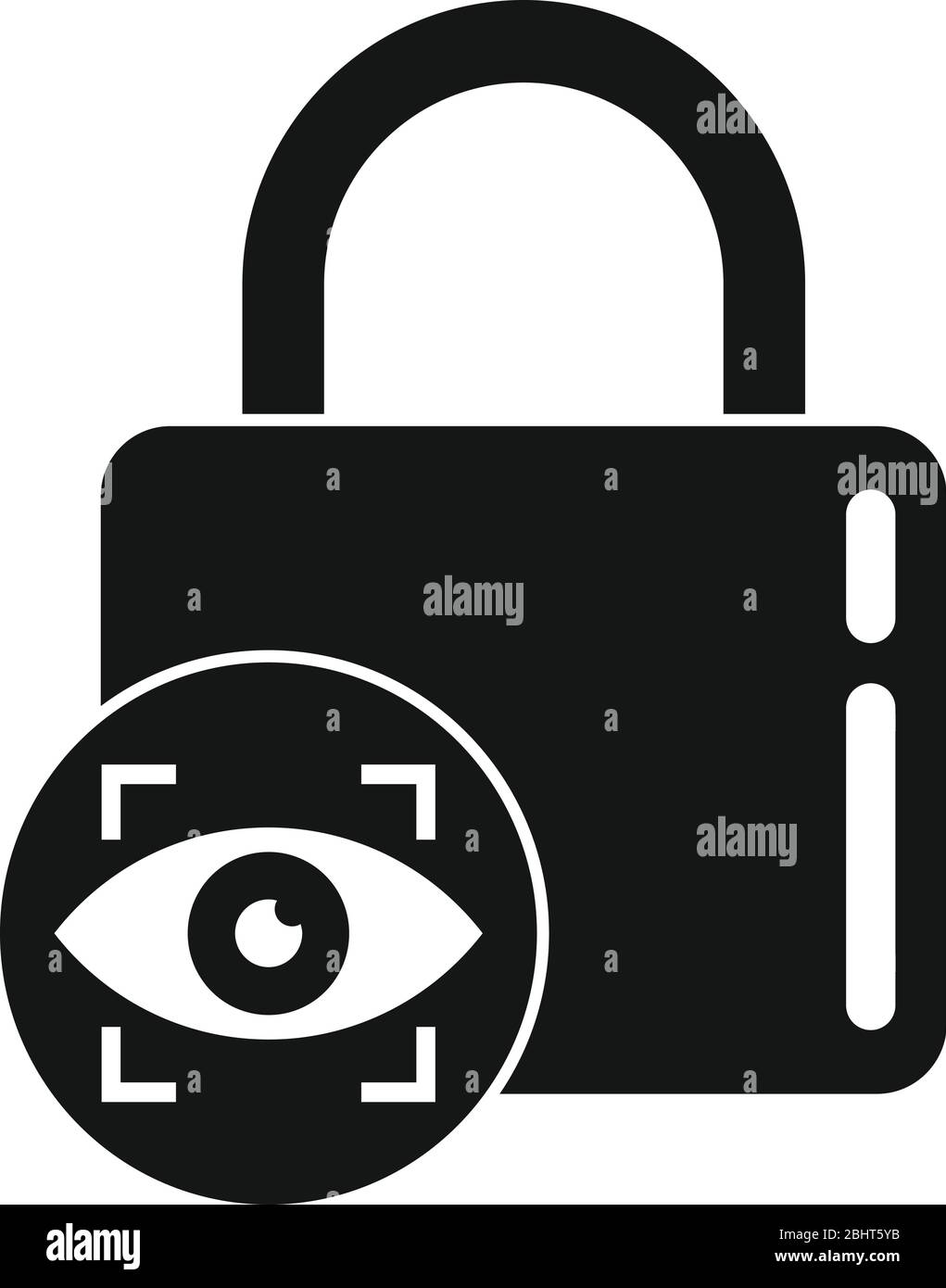 Padlock authentication icon. Simple illustration of padlock ... Padlock authentication icon. Simple illustration of padlock ...
