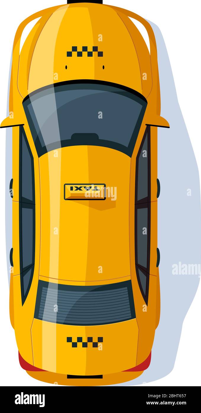 Taxi service semi flat RGB color vector illustration Stock Vector Image ...