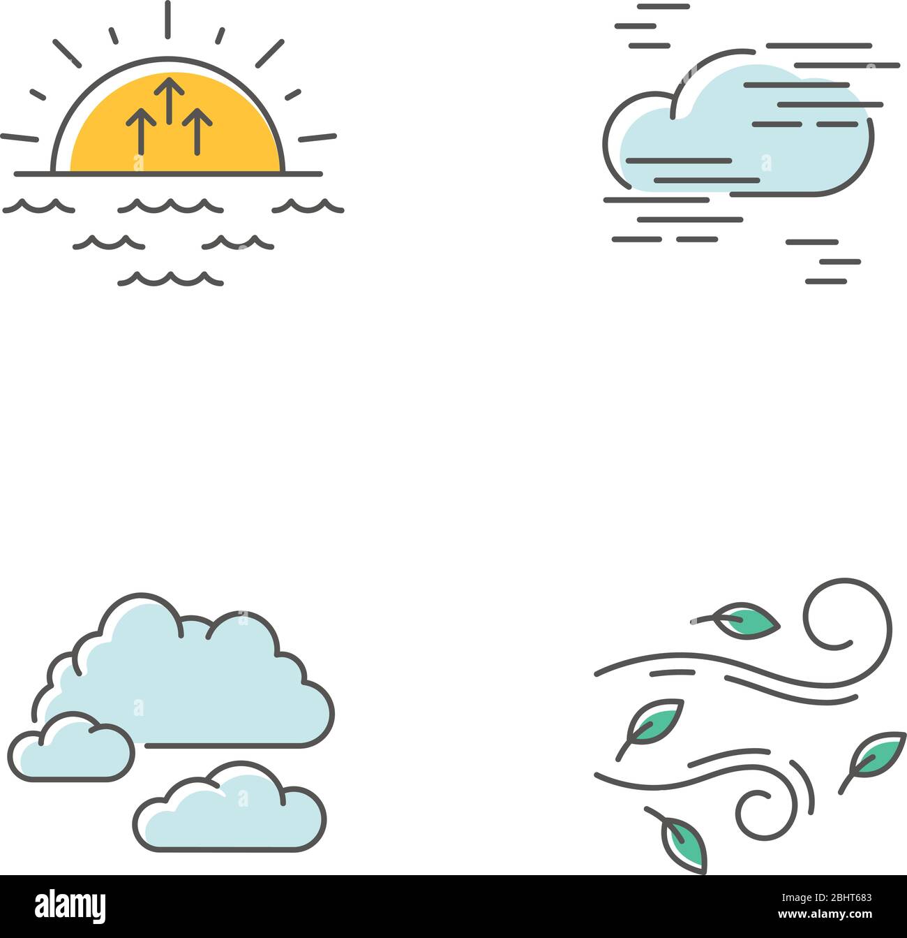Windy morning Stock Vector Images - Alamy
