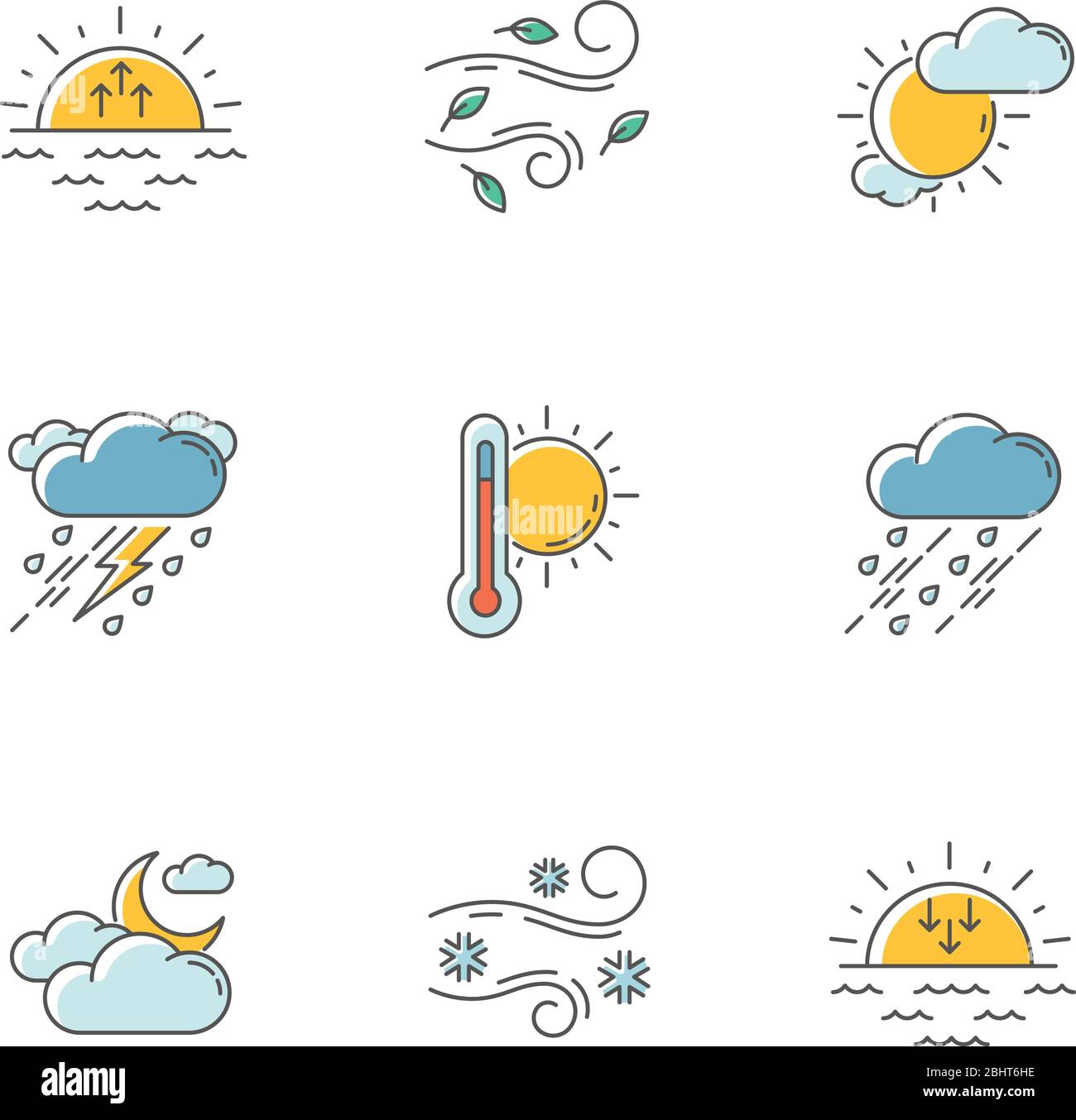 Wind blowing atmosphere Stock Vector Images - Alamy