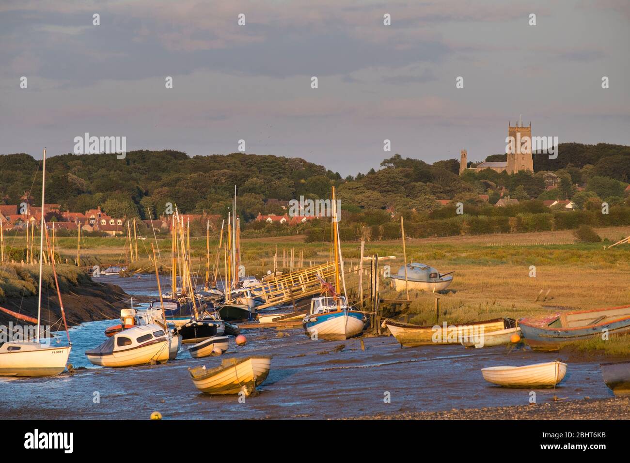 Morston quay norfolk towards blakeney hi-res stock photography and ...