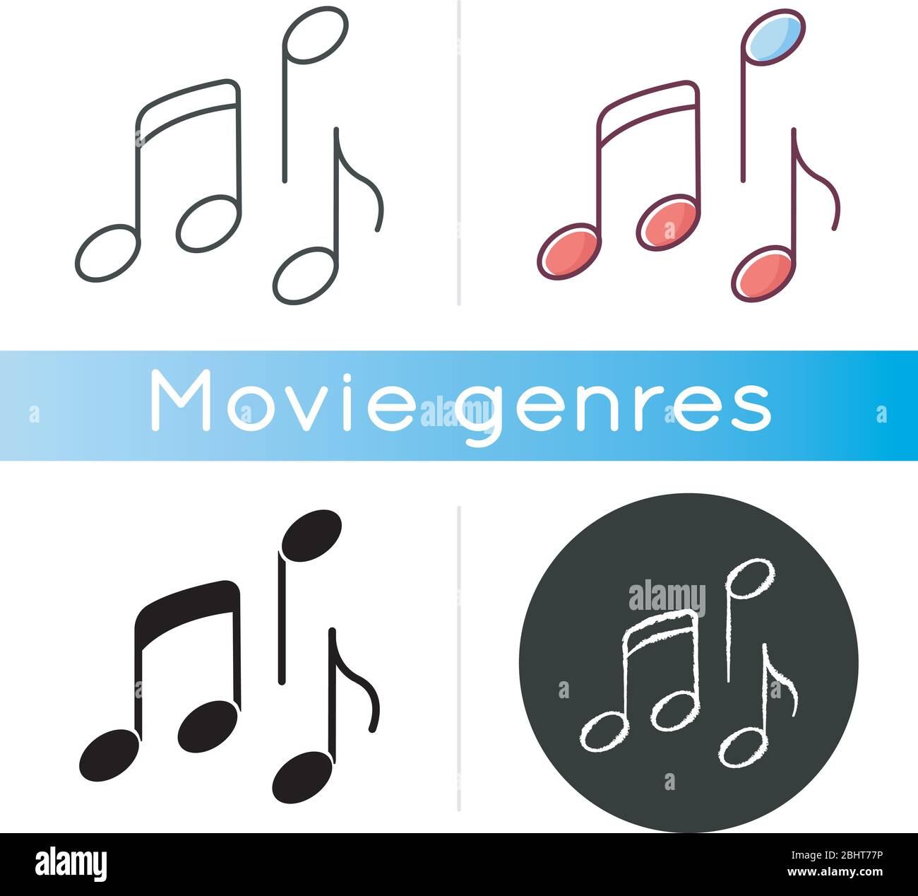 Movie musical number Stock Vector Images - Alamy