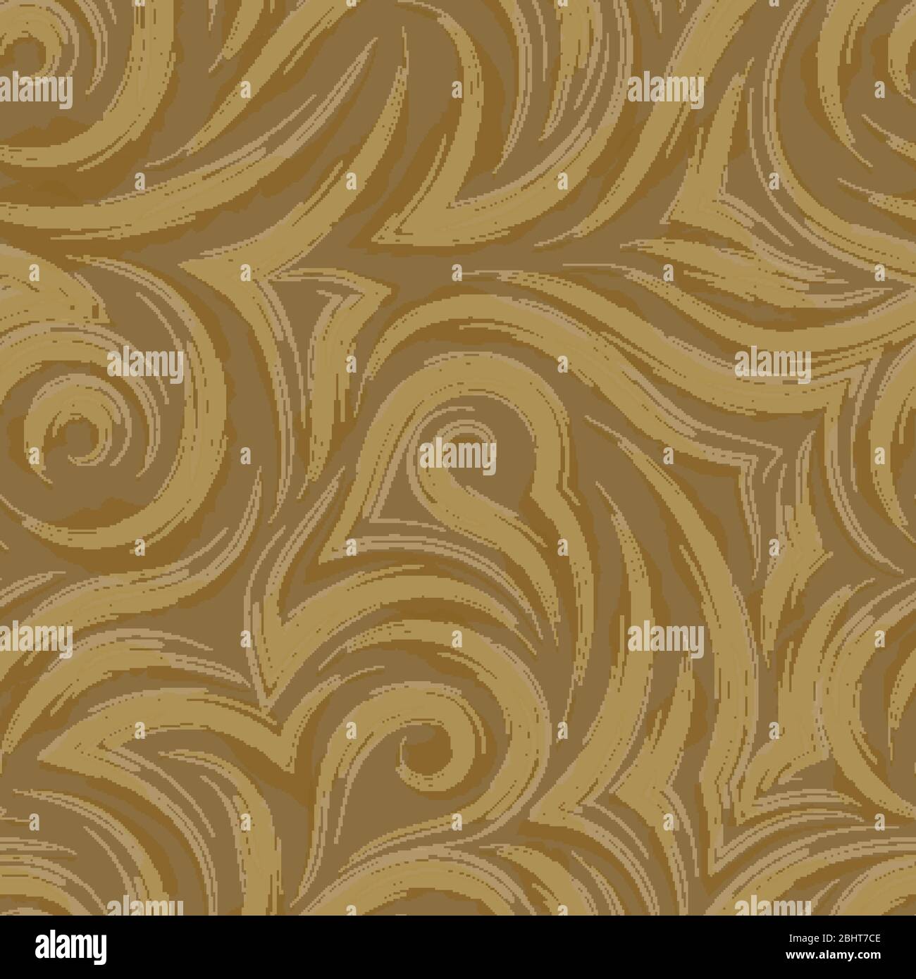Vector seamless pattern of swampy smooth and angular lines or brush ...
