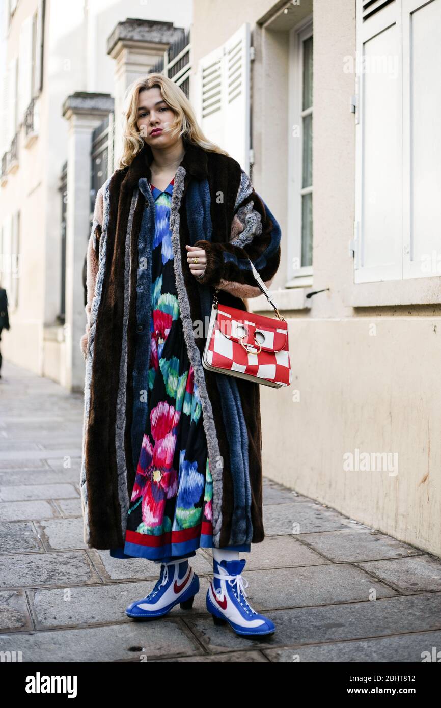Shawn Lakin attending the Kenzo show during Paris Fashion Week Feb 26 ...