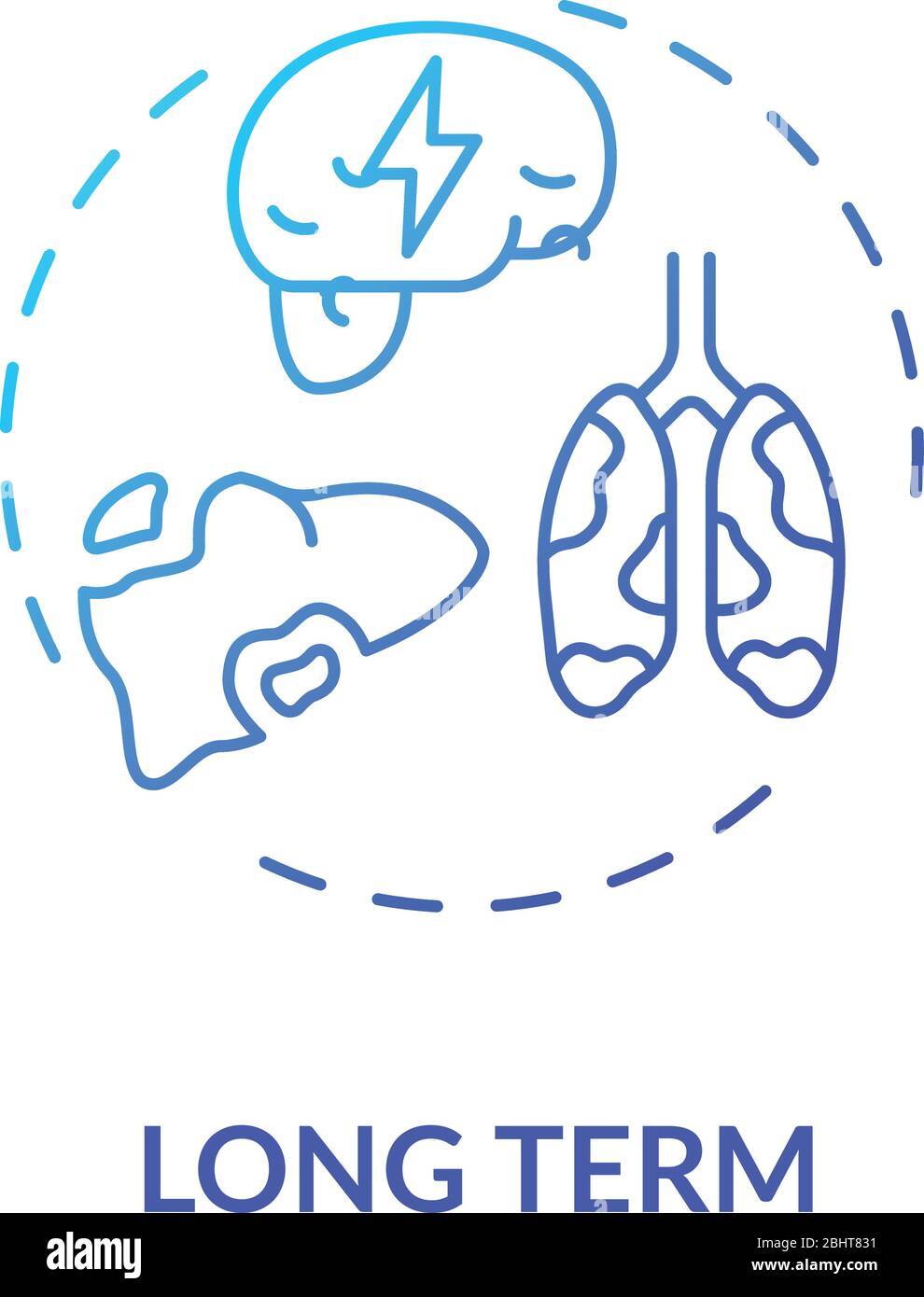 Long term concept icon Stock Vector Image & Art - Alamy