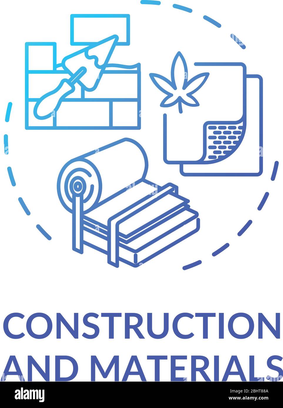 Construction and materials concept icon Stock Vector Image & Art - Alamy