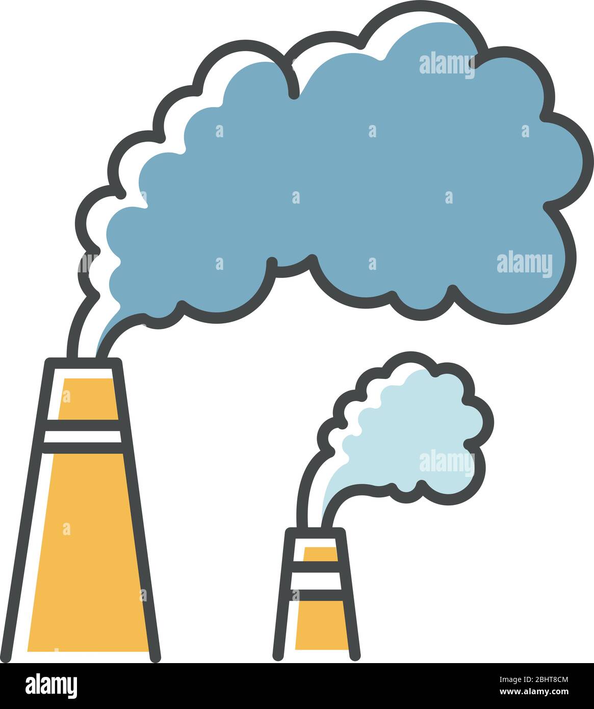 Smoke RGB color icon Stock Vector Image & Art - Alamy