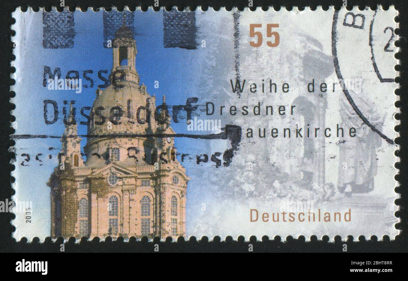 GERMANY- CIRCA 2005: stamp printed by Germany, shows Dedication of ...