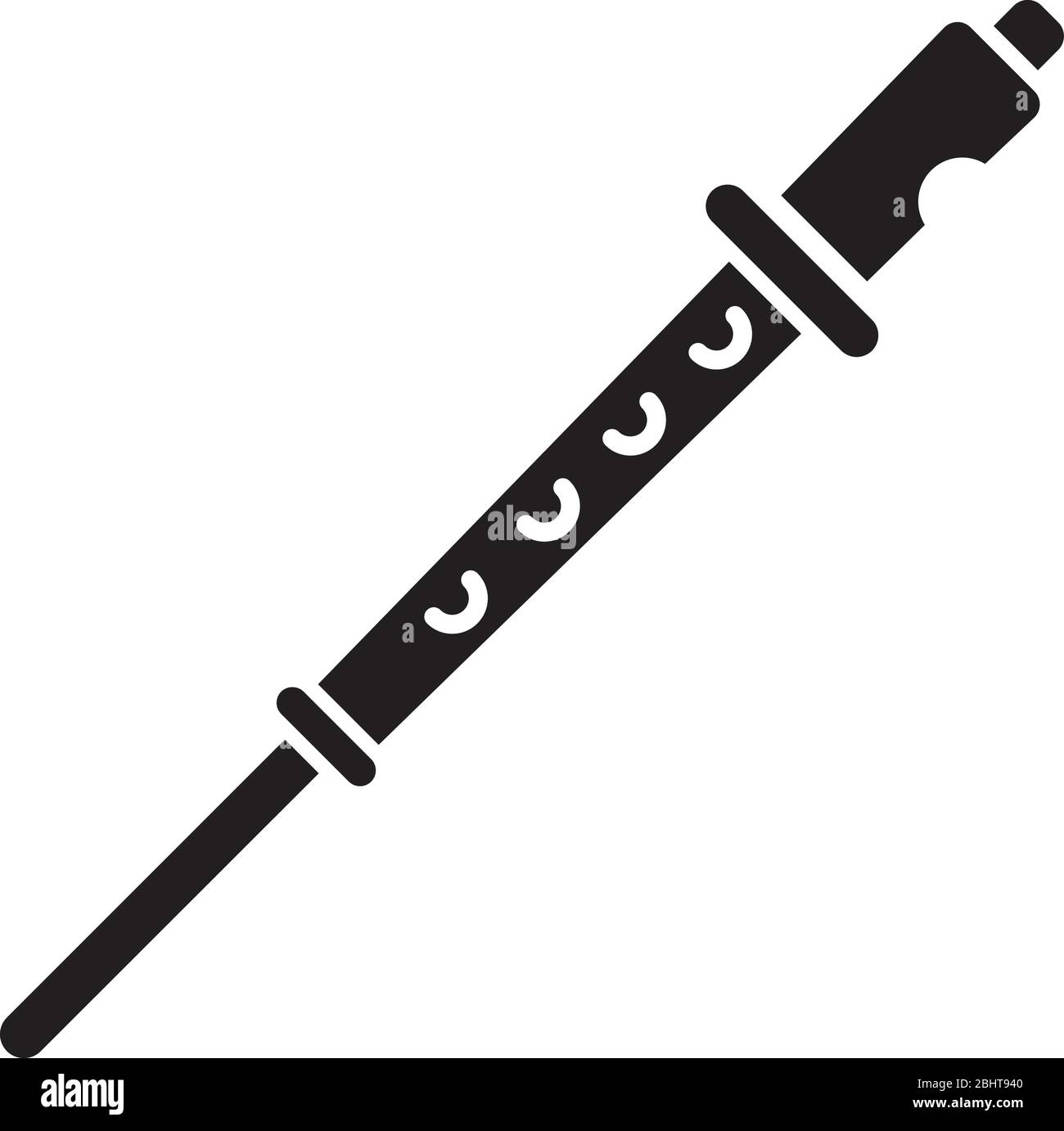 Flute icon simple element Stock Vector Images - Alamy
