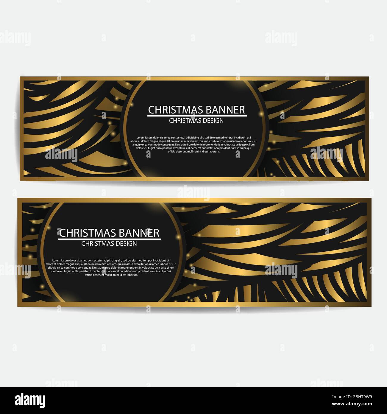 Merry Christmas Banner. Festive header design for your site Stock ...