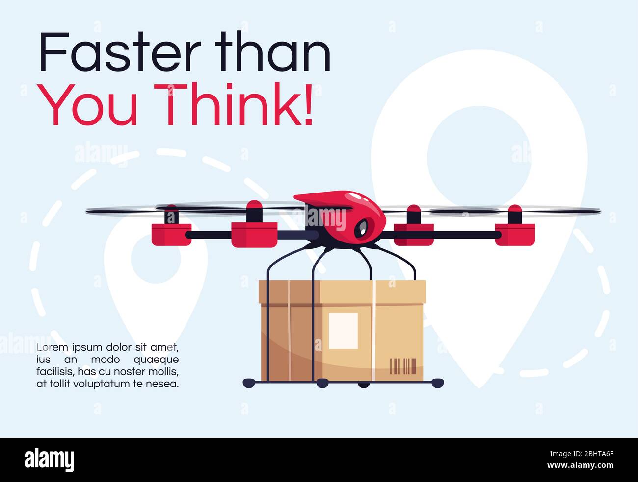 Extra fast delivery poster template Stock Vector Image & Art - Alamy