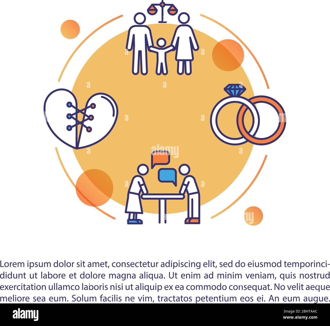 Family communication concept icon with text Stock Vector Image & Art ...