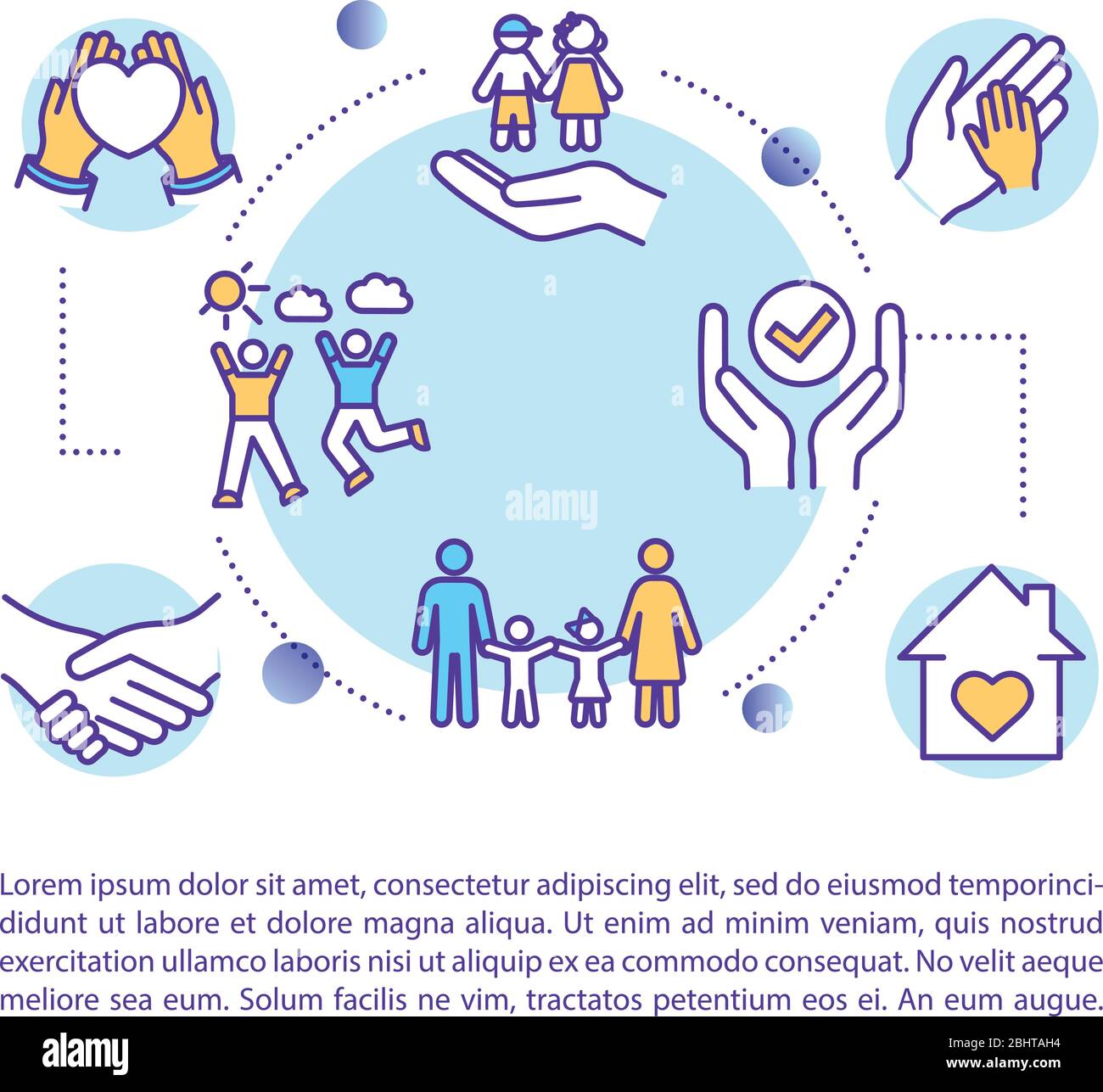Family relationship concept icon with text Stock Vector Image & Art - Alamy