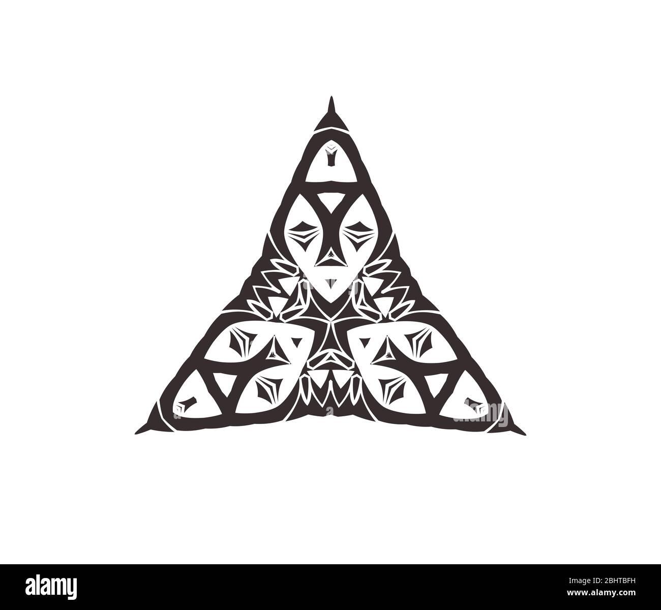 Tribal silhouette art collection hi-res stock photography and images ...