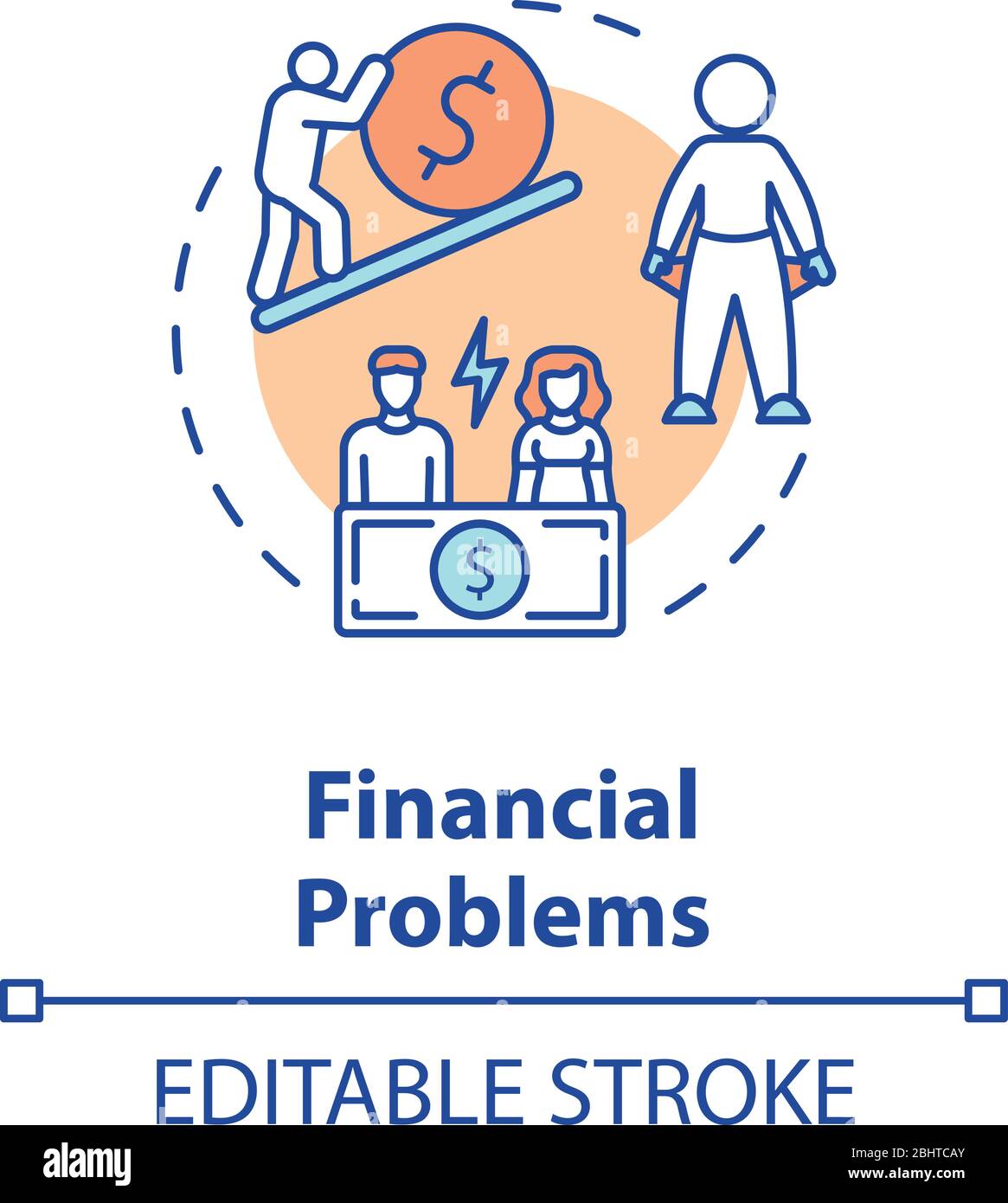 Poor work wages Stock Vector Images - Alamy