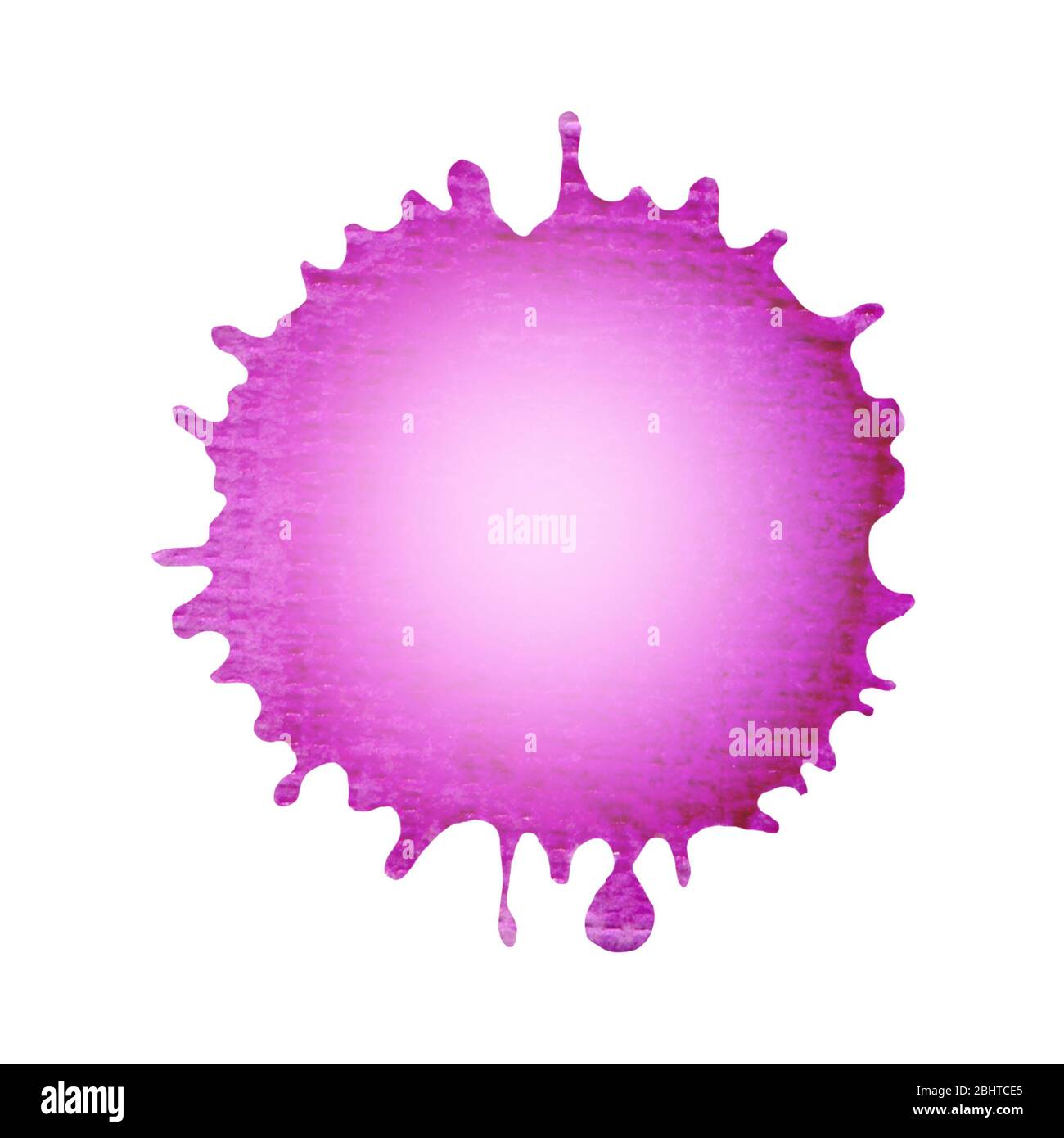 Purple abstract watercolor spot isolated on white backgrounds. Colorful ...