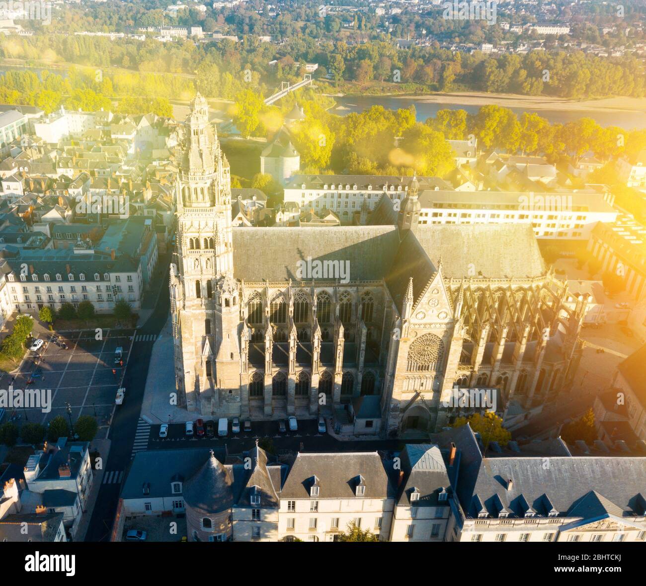 Cathedral of saint gatianus of tours hi-res stock photography and ...
