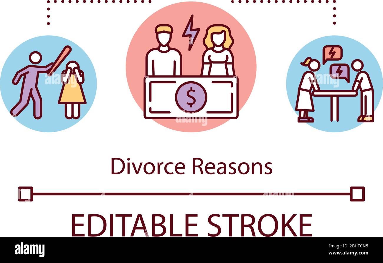 Adultery breakdown Stock Vector Images - Alamy